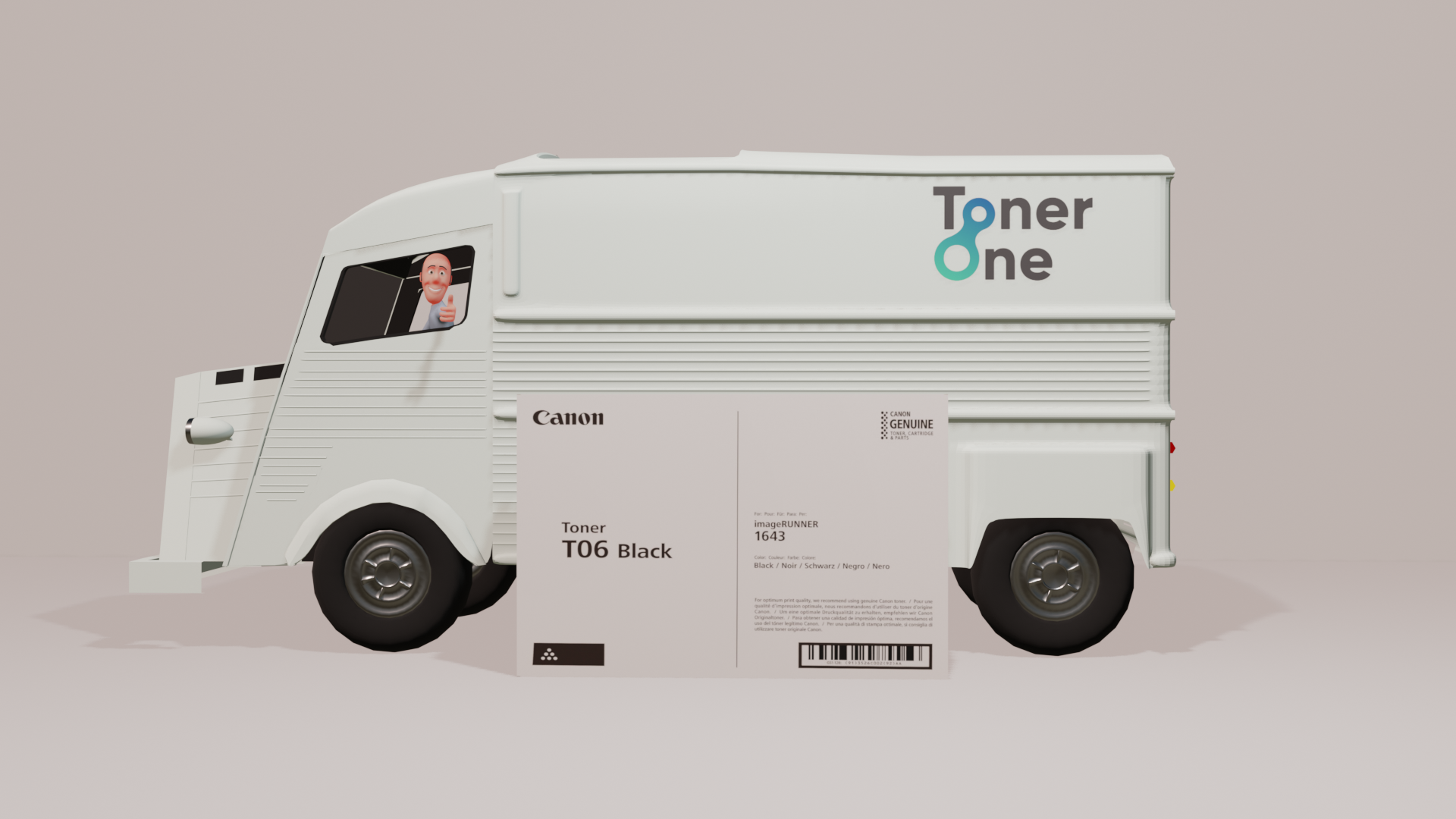 Genuine Canon T06 Black toner cartridge - Black